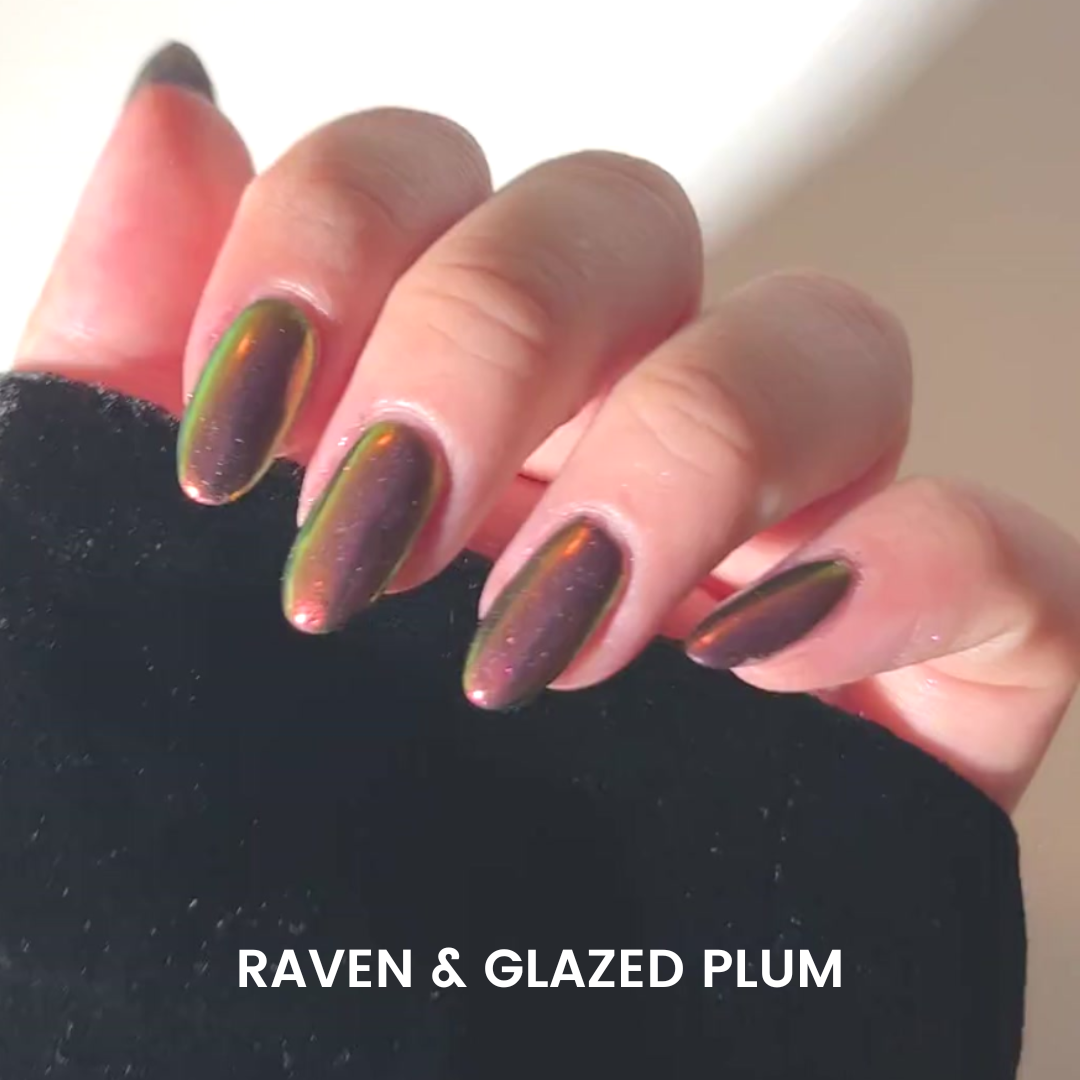 Glazed Plum Metallic Nail Powder | Mineral Bond®