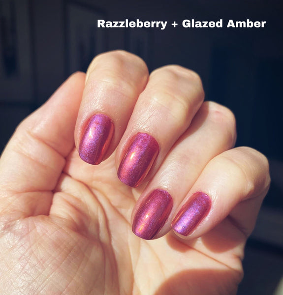 Glazed Amber Metallic Nail Powder | Mineral Bond® – Sistaco™ USA