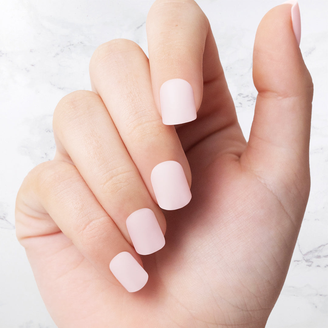 Muted Pink - Square Sustainable Nails