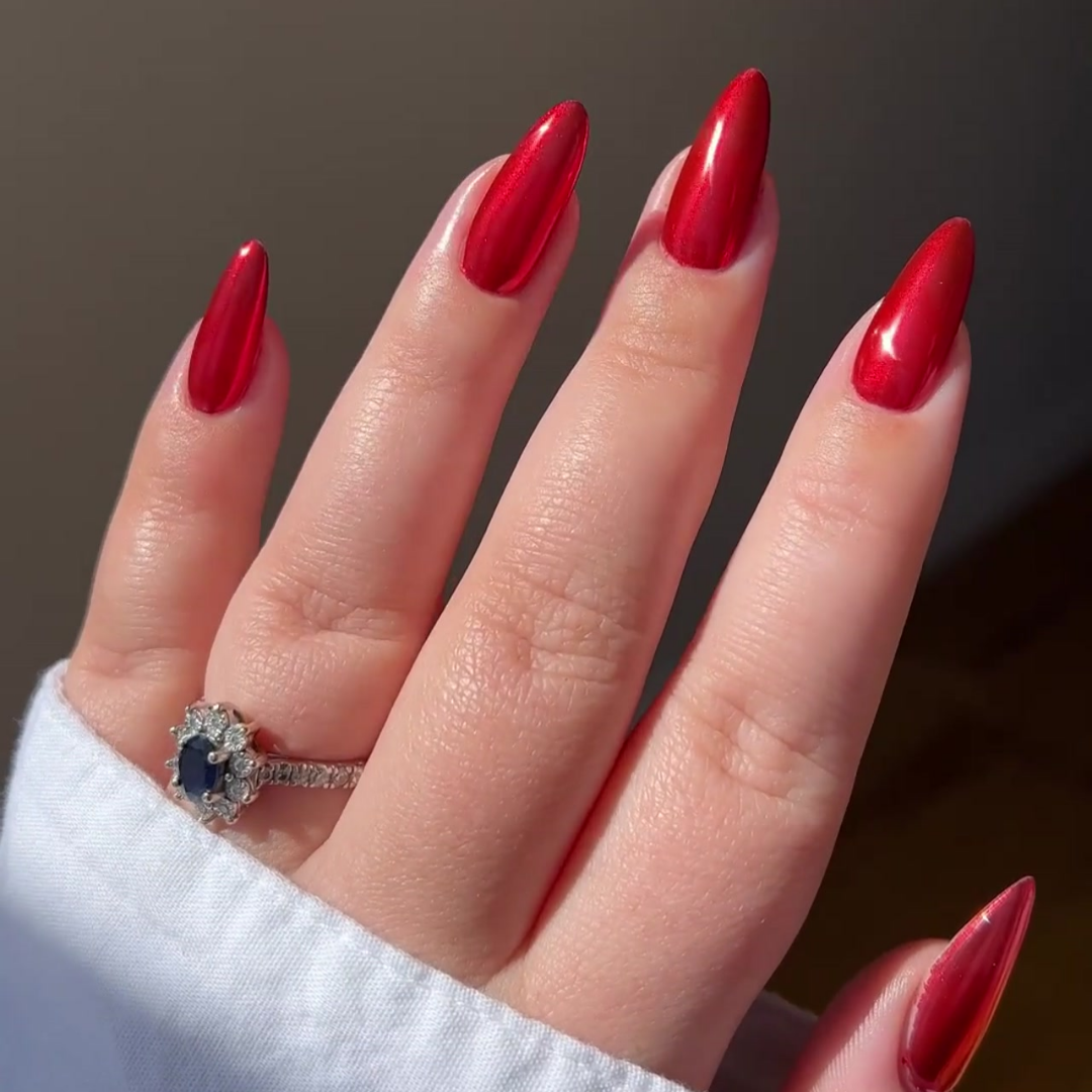 Metallic Red Nail Color - Shop Powder Online Now | Sistaco USA