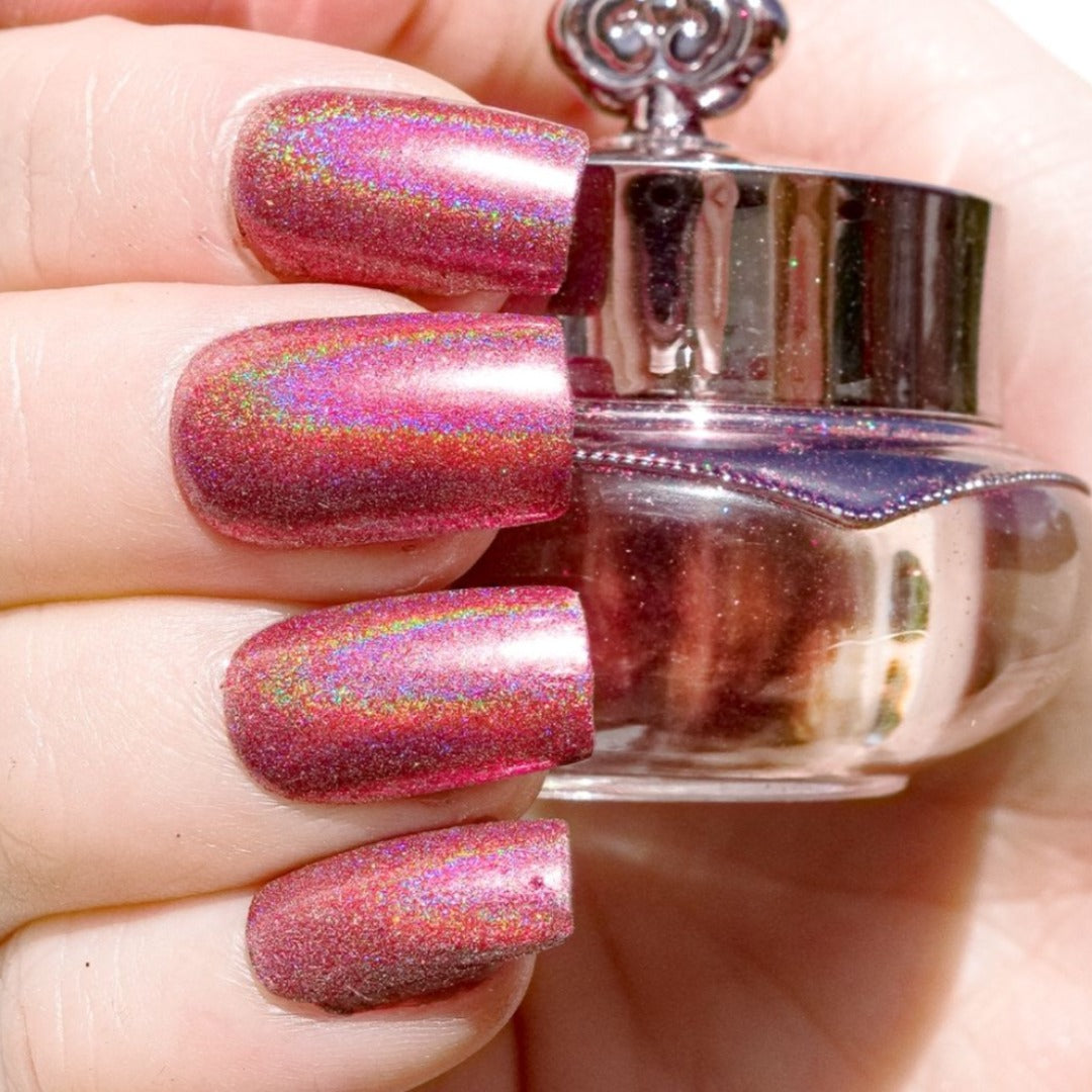 Pink Shatter Holographic - Nail Powder | Sistaco